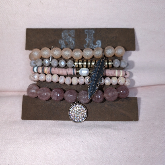 Jewelry | 5 Stackable Bracelet Setnwt | Poshmark